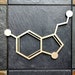 Serotonin Wall Decor, Contemporary Molecule Art, Happy Chemical Wall ...
