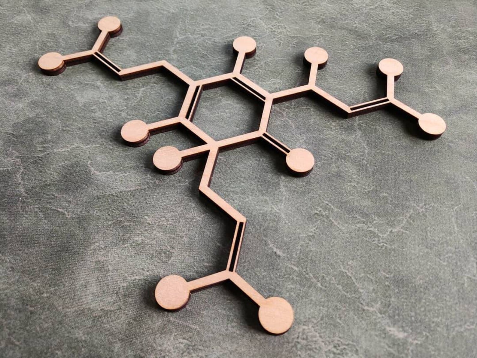 Wall Decor Beer Molecules Alcohol Molecules Chemical Wall Decor Science ...