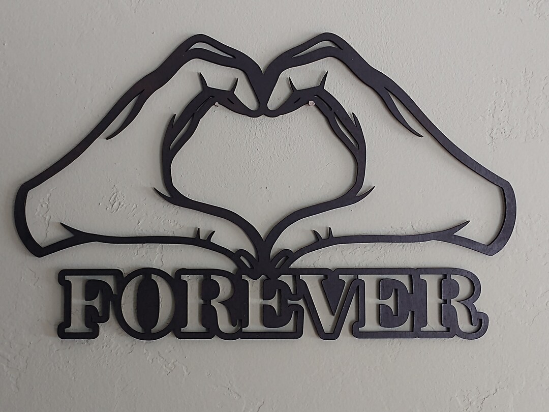 Valentines Day Giftful Heart Hand Wall Decor, Wall Decor, Wall Art ...