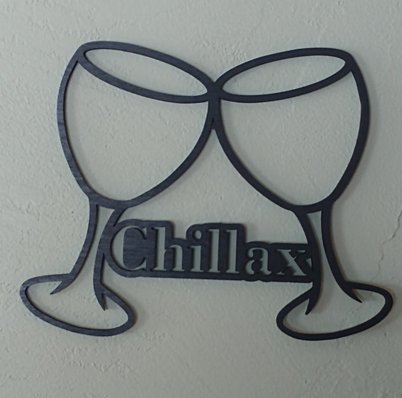 Chillax Sign She Cave Man Cave Bar Art Bar Decor Chillax. - Etsy