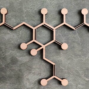 Wall Decor Beer Molecules Alcohol Molecules Chemical Wall Decor Science ...