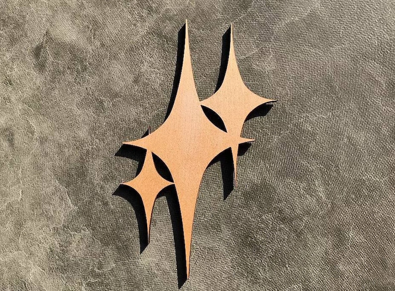 Mid Century 3 Star Cluster, Mid Century Modern Star, Mid-century Modern ...