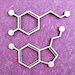 Dopamine & Serotonin Molecules, Happy Chemical Wall Decor, Psychology ...