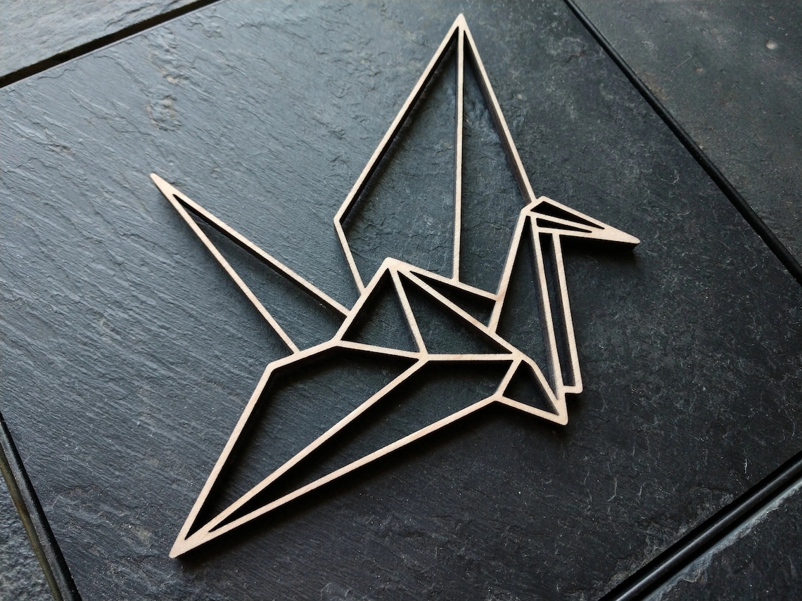 Origami Crane, Wall Decor, Wall Hanging - Etsy