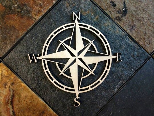 Compass Rose, Wall Decor, Wall Art, Boat Art, Nautical Art, Compass - Etsy