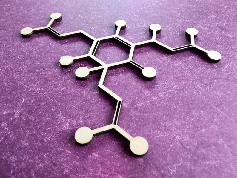 Wall Decor Beer Molecules Alcohol Molecules Chemical Wall Decor Science ...