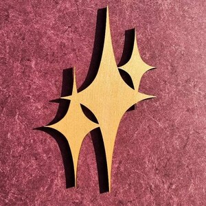 Mid Century 3 Star Cluster, Mid Century Modern Star, Mid-century Modern ...