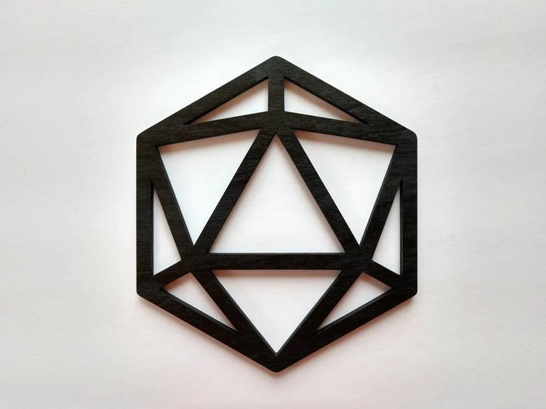 D20 Wall Decor,d20 Wall Art, D20 Wall Sign, Dice Wall Art, D20 Game ...