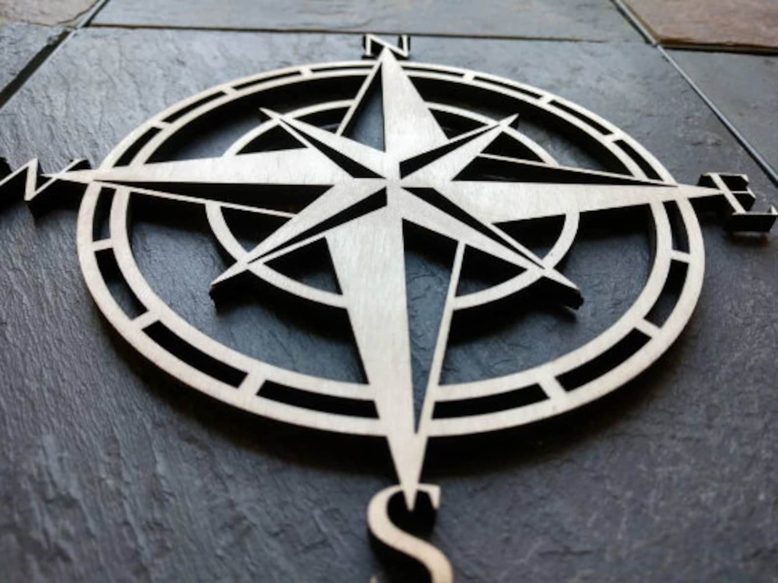 Compass Rose Wall Decor Wall Art Boat Art Nautical Art - Etsy