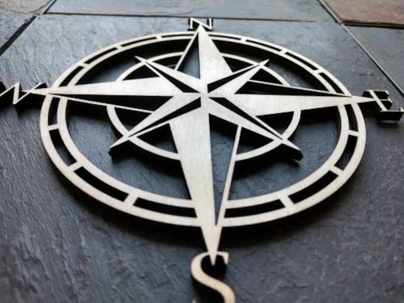 Compass Rose Wall Decor Wall Art Boat Art Nautical Art - Etsy