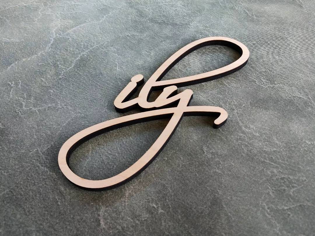 ILU Acronyms, I Love You, Wall Hanging, Wall Decor, Office Decor ...