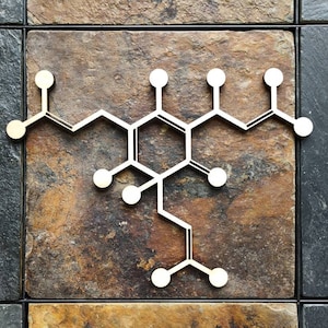 Wall Decor Beer Molecules Alcohol Molecules Chemical Wall Decor Science ...