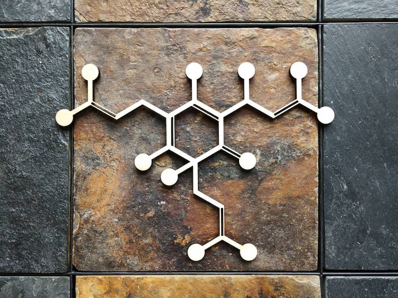 Wall Decor Beer Molecules Alcohol Molecules Chemical Wall Decor Science ...