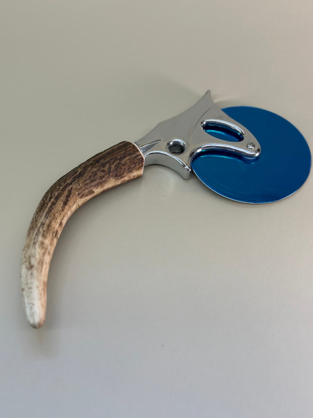 Pizza Cutter (real Grade A. Antler Handle) Artist Direct and Ready to ...