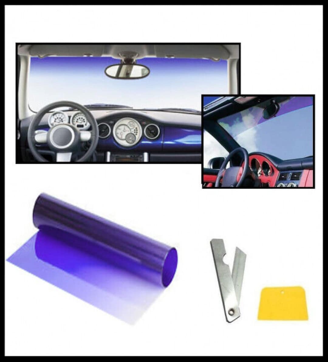 Blue Violet Sun Visor Windscreen Tint Film for All Type Car - Etsy