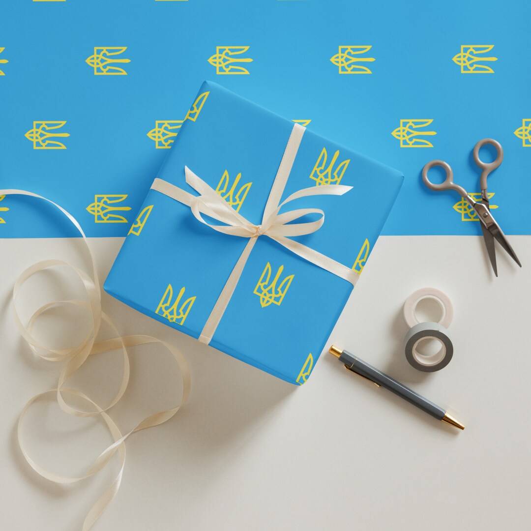 Wrapping Paper Sheets ukrainian - Etsy