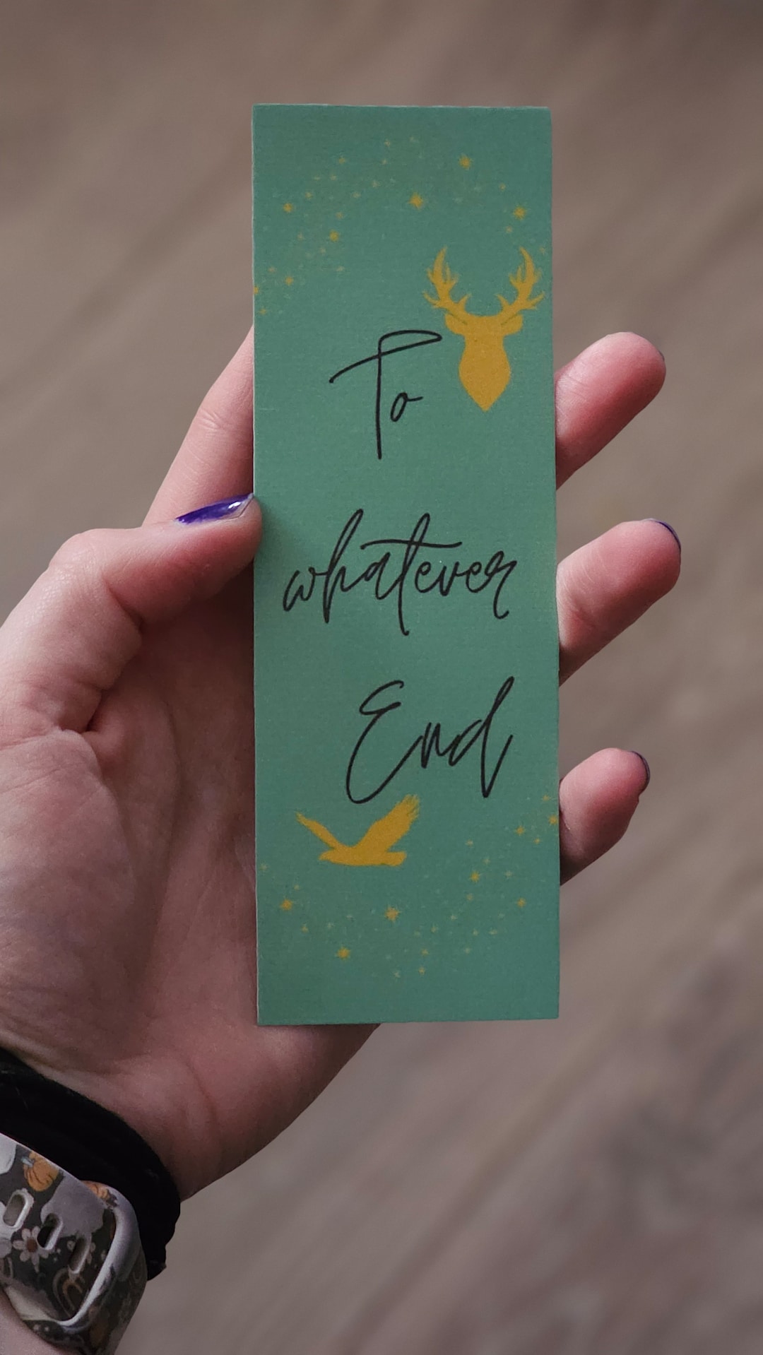 To Whatever End - Throne of Glass - Bookmark - Etsy