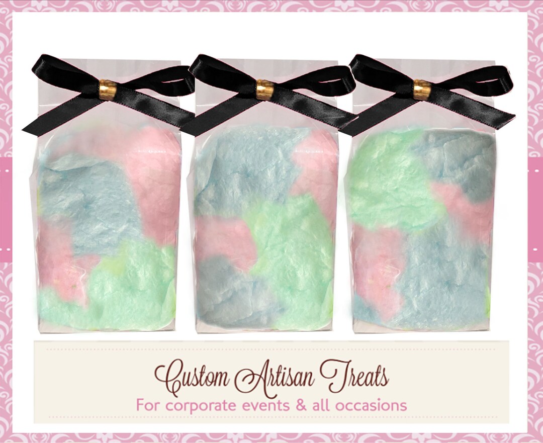 Cotton Candy Treats- Edible Party Favors-birthday Party Favors - Etsy