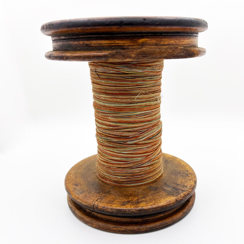 Extremely Rare Scalamandré Oak Spools With Thread, One at 5" X 6.75 ...