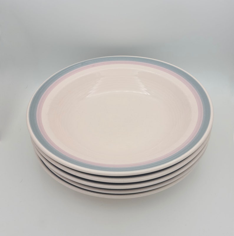 Pfaltzgraff Aura Pink 10.5 Pasta Bowls Set of 5 - Etsy