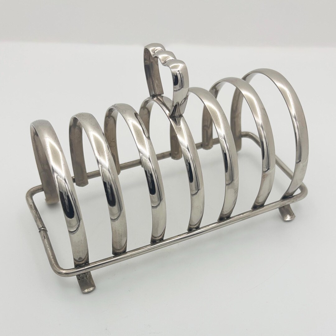 Vintage Rare Art Deco Silver Plated 6-slice Toast Holder, 1930s - Etsy