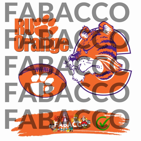 Clemson University Logo Svg - Etsy