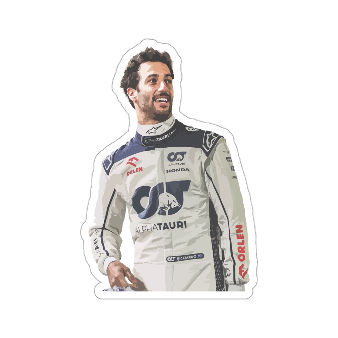 Daniel Ricciardo F1 Sticker Red Bull Alpha Tauri Las Vegas - Etsy