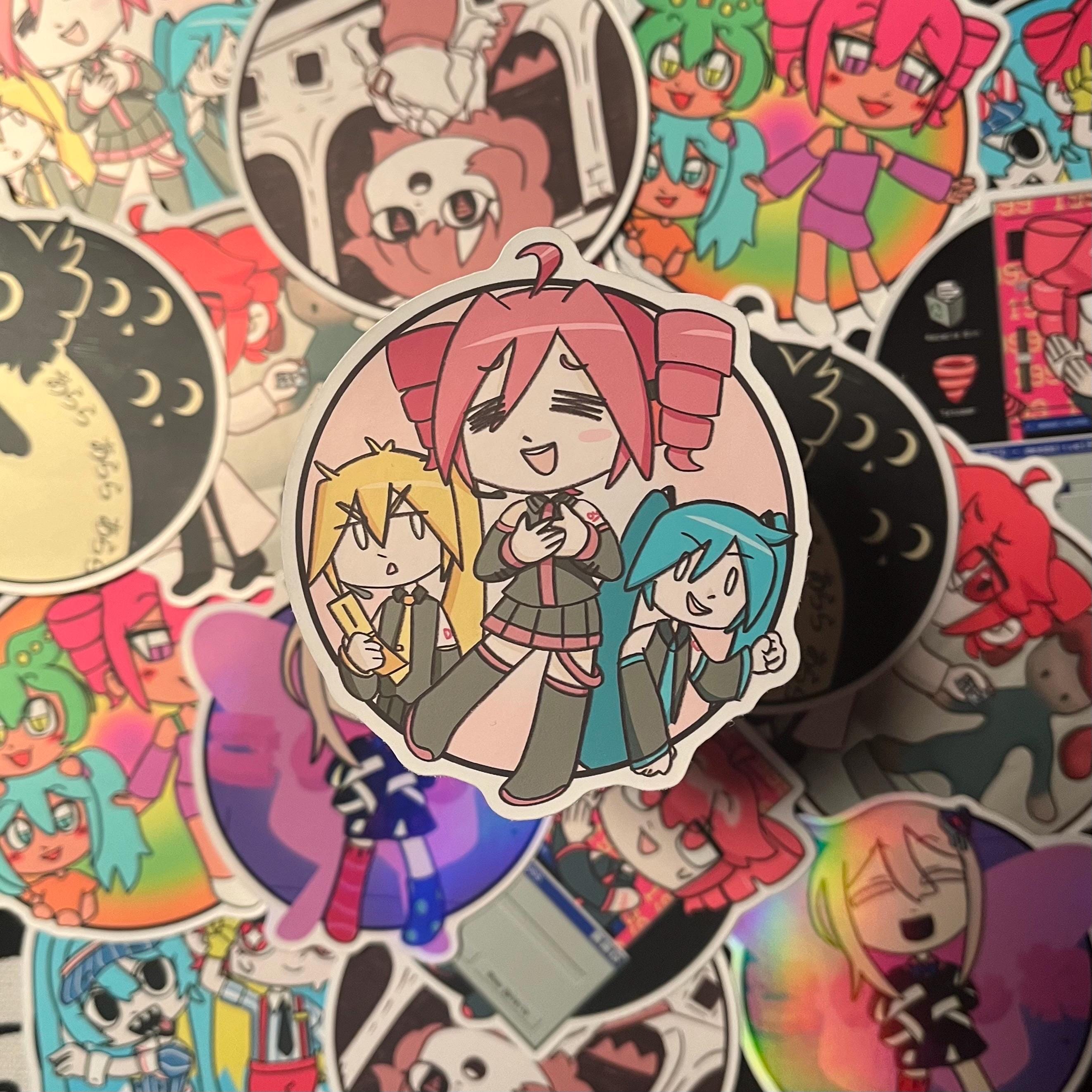 Kasane Teto Song Vinyl Sticker Gacha - Etsy