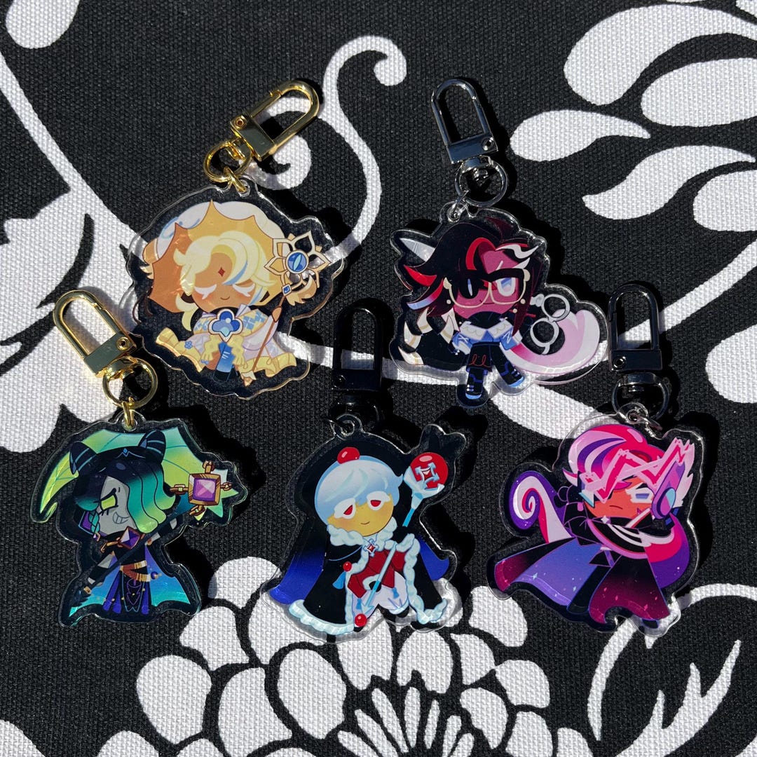 Cookie Run Ovenbreak Kingdom Costume Acrylic Keychains - Etsy