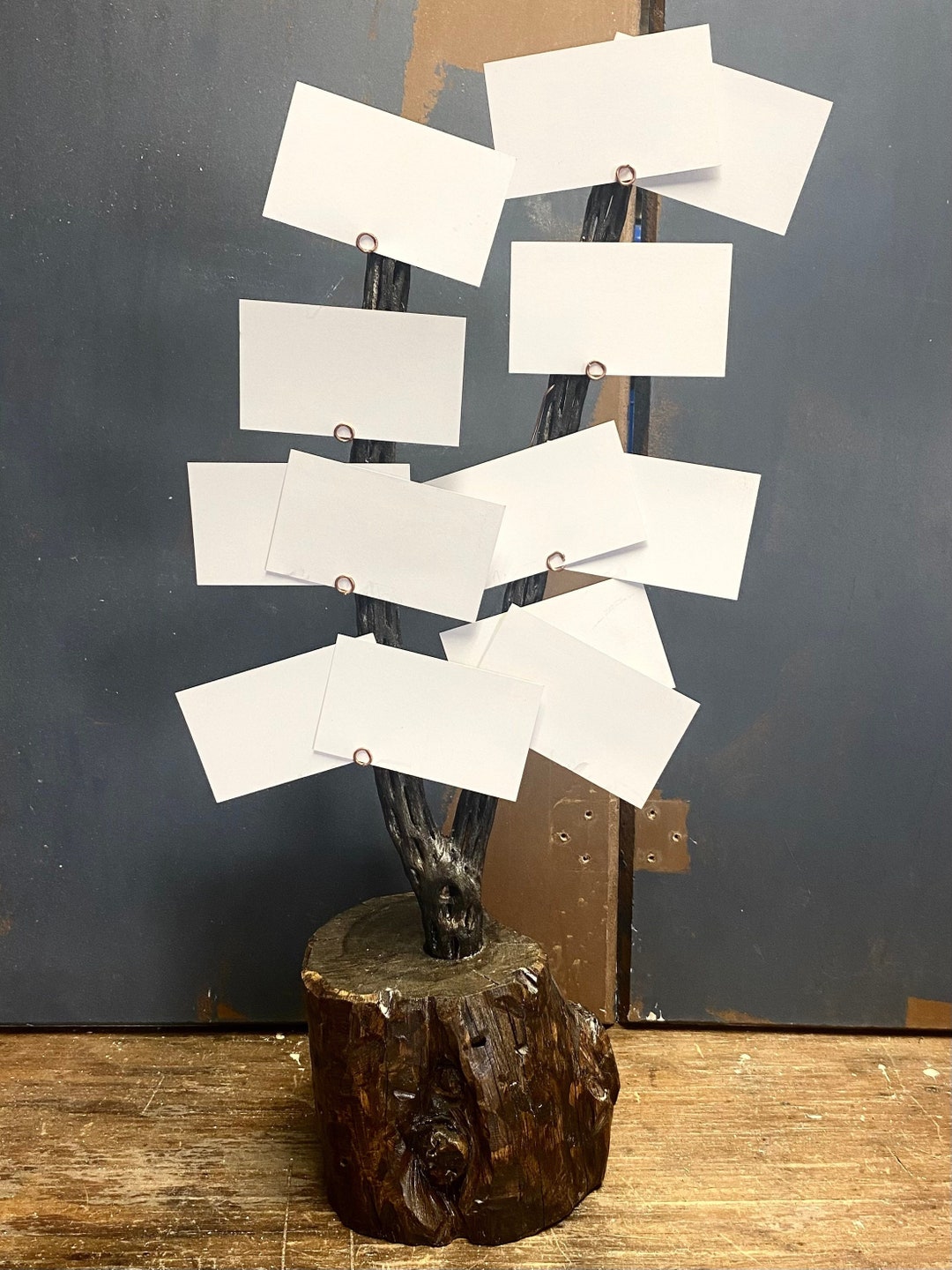 Display for Cards or Photos Made From Upcycled Material. - Etsy