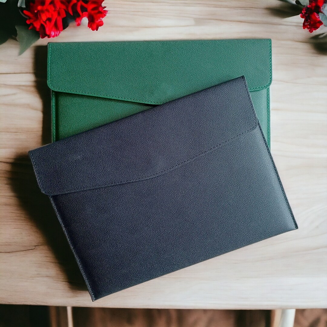 Travel Documents Holder, Leather A4 File Bag, Waterproof File Folder ...