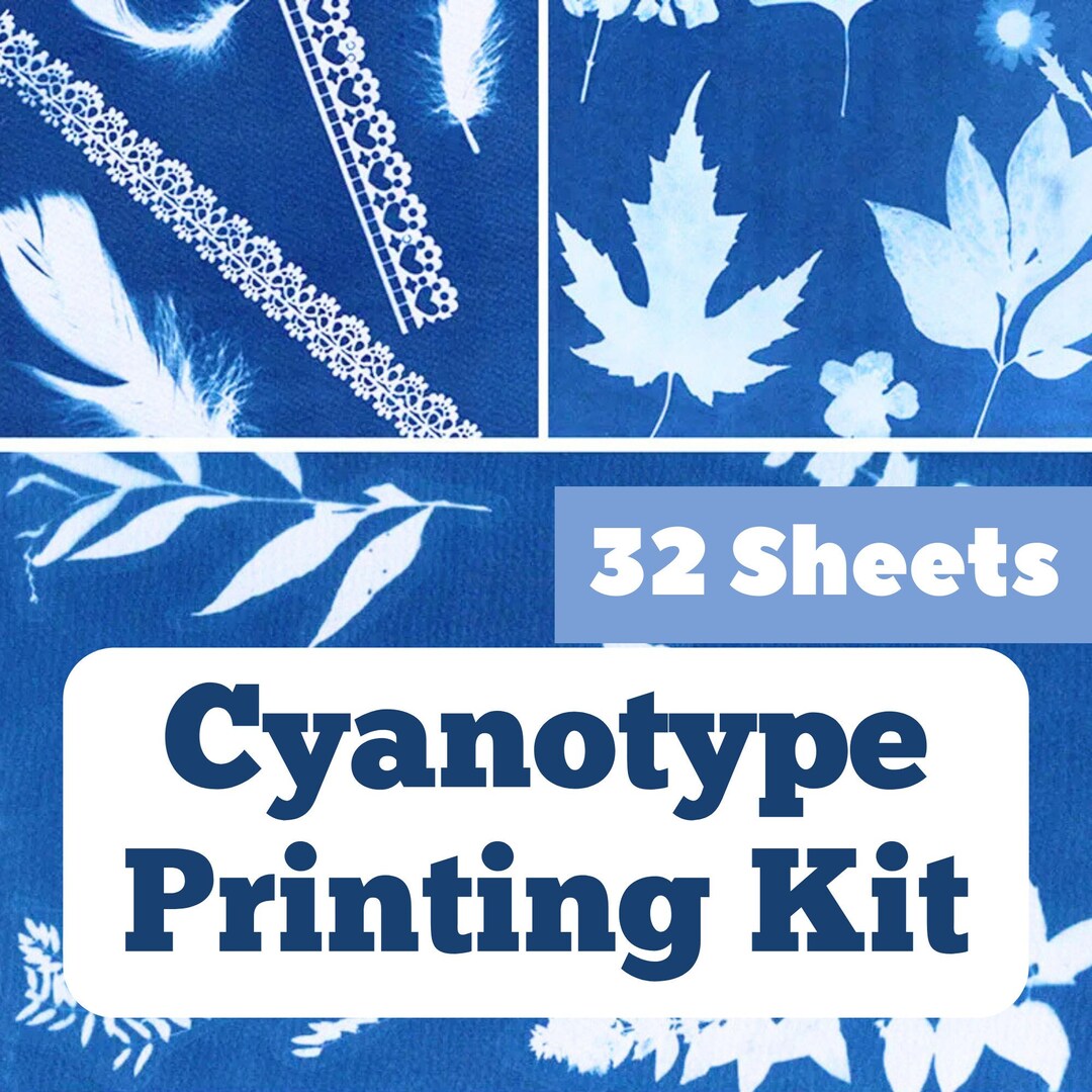 Cyanotype Starter Kit, Cyanotype Printing Kit, Sun Printing, Solar ...