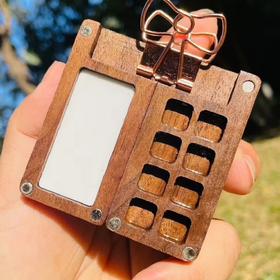 Mini Palette, Wooden Paint Palette, Painters Palette, Portable Paint ...