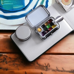 Mini Portable Watercolor Set, Watercolor Palette, Watercolor Supplies ...