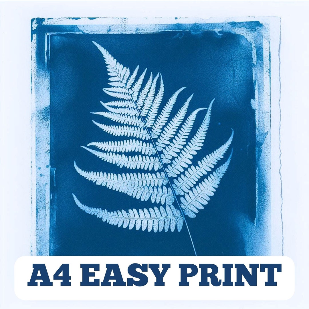Cyanotype Kit, Cyanotype Print, Sun Printing Kit, Cyanotype Printing ...
