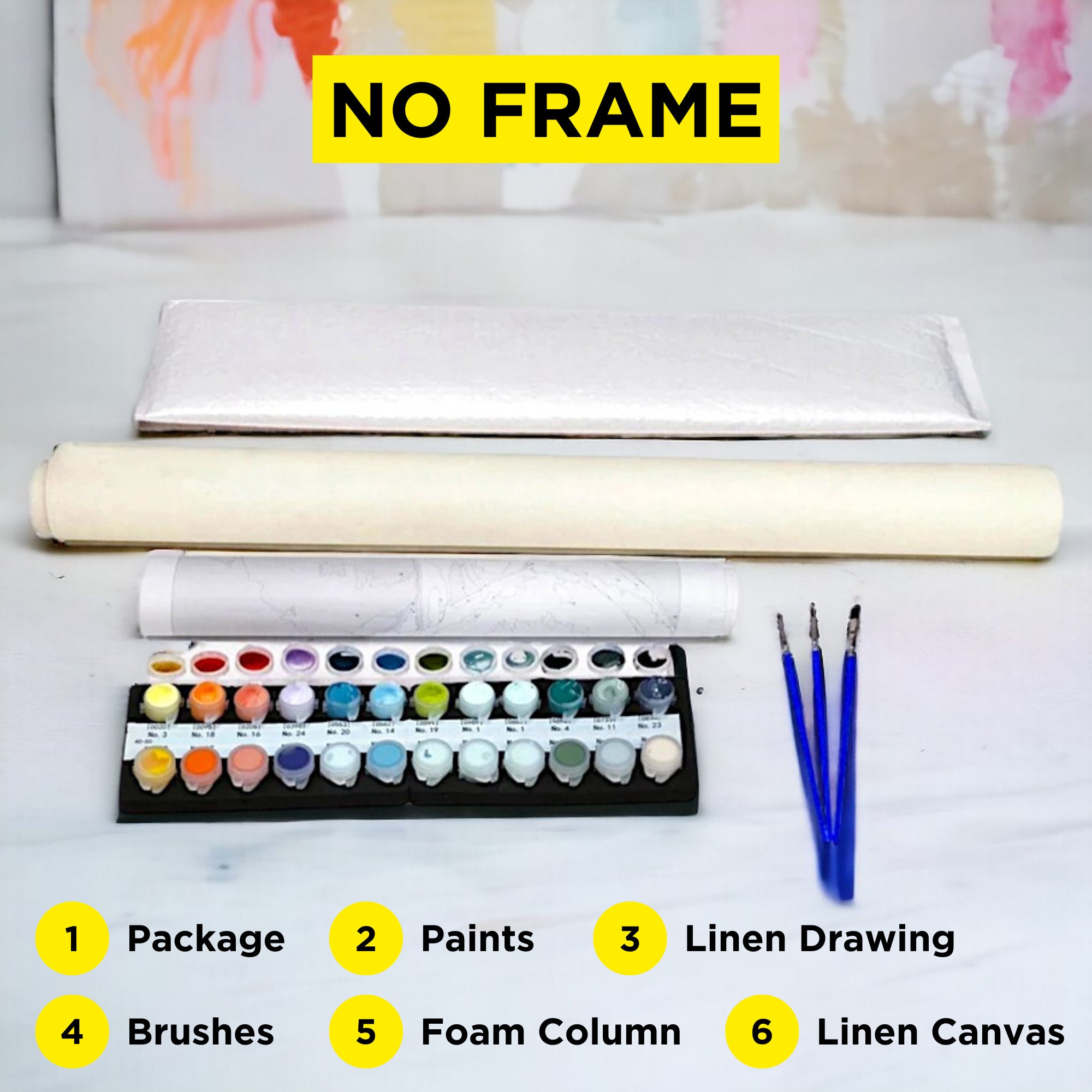 Customizable Paint by Numbers, Color by Number, Number Painting Kit ...