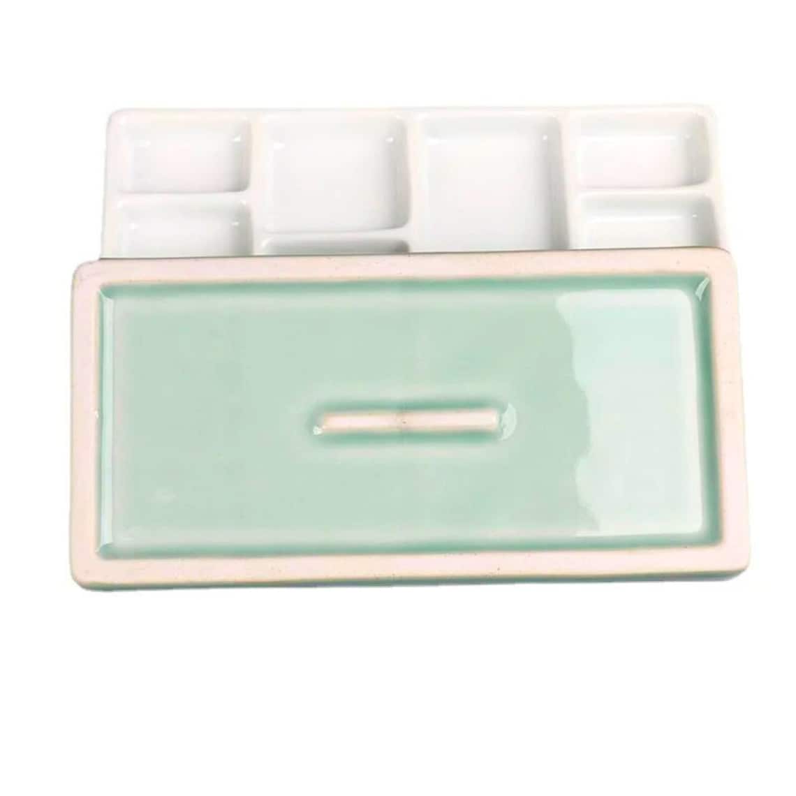 Ceramic Paint Palette Artist Palette Color Mixing Palette - Etsy