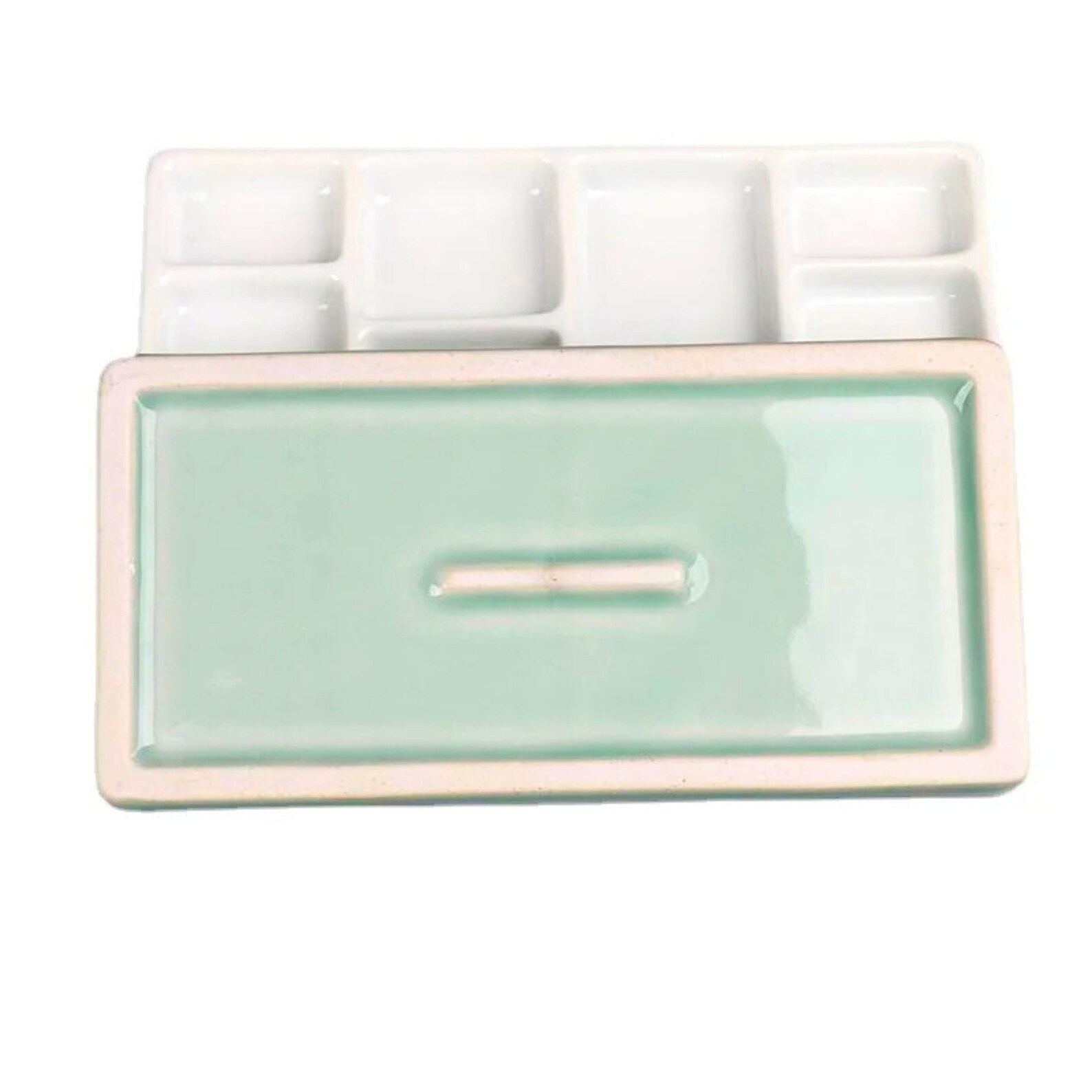 Ceramic Paint Palette Artist Palette Color Mixing Palette - Etsy