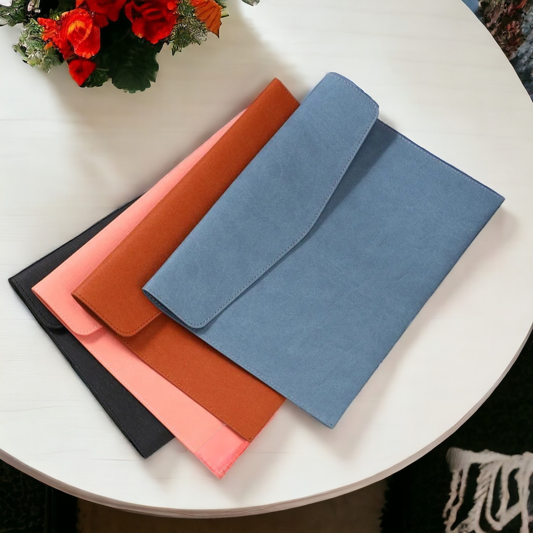 A4 Leather File Folder, Travel Document Holder, Business Bag Organizer ...