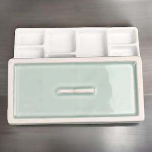 Ceramic Paint Palette, Artist Palette, Color Mixing Palette, Art Supply ...