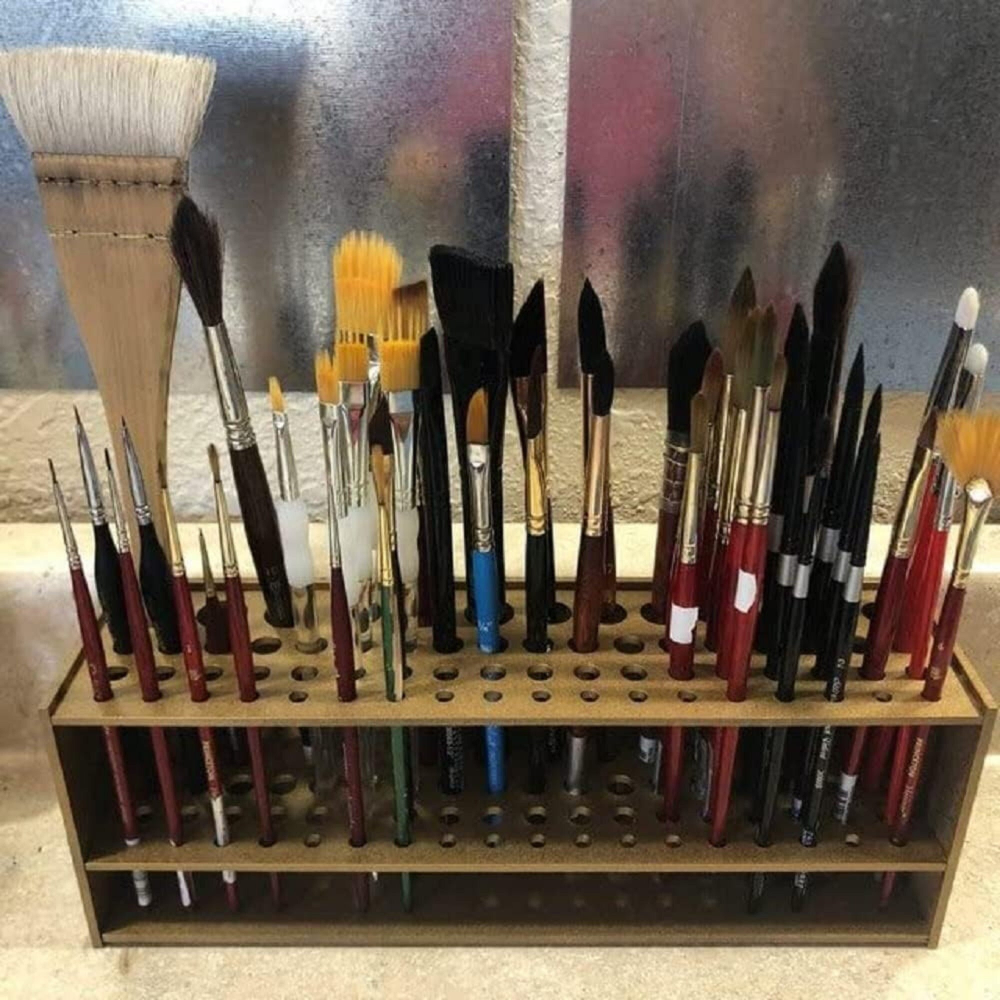 Paint Brush Holder, Brush Stand, Paint Rack, Paint Brush Rack, Paint ...