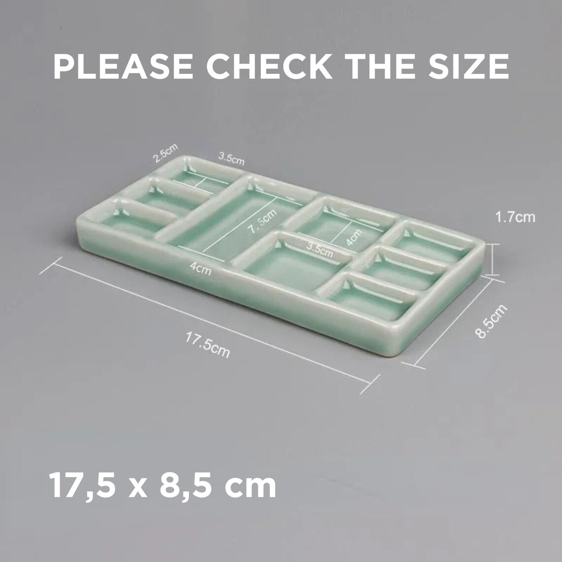 Ceramic Paint Palette Artist Palette Color Mixing Palette - Etsy