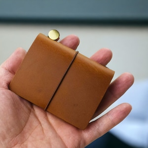 Pocket Leather Notebook, Personal Journal Organizer, Small Leather ...