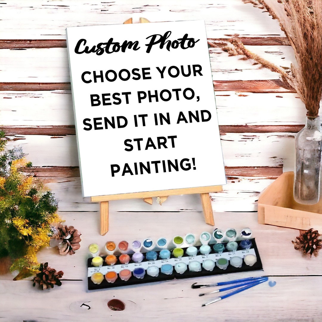 Customizable Paint by Numbers, Color by Number, Number Painting Kit ...