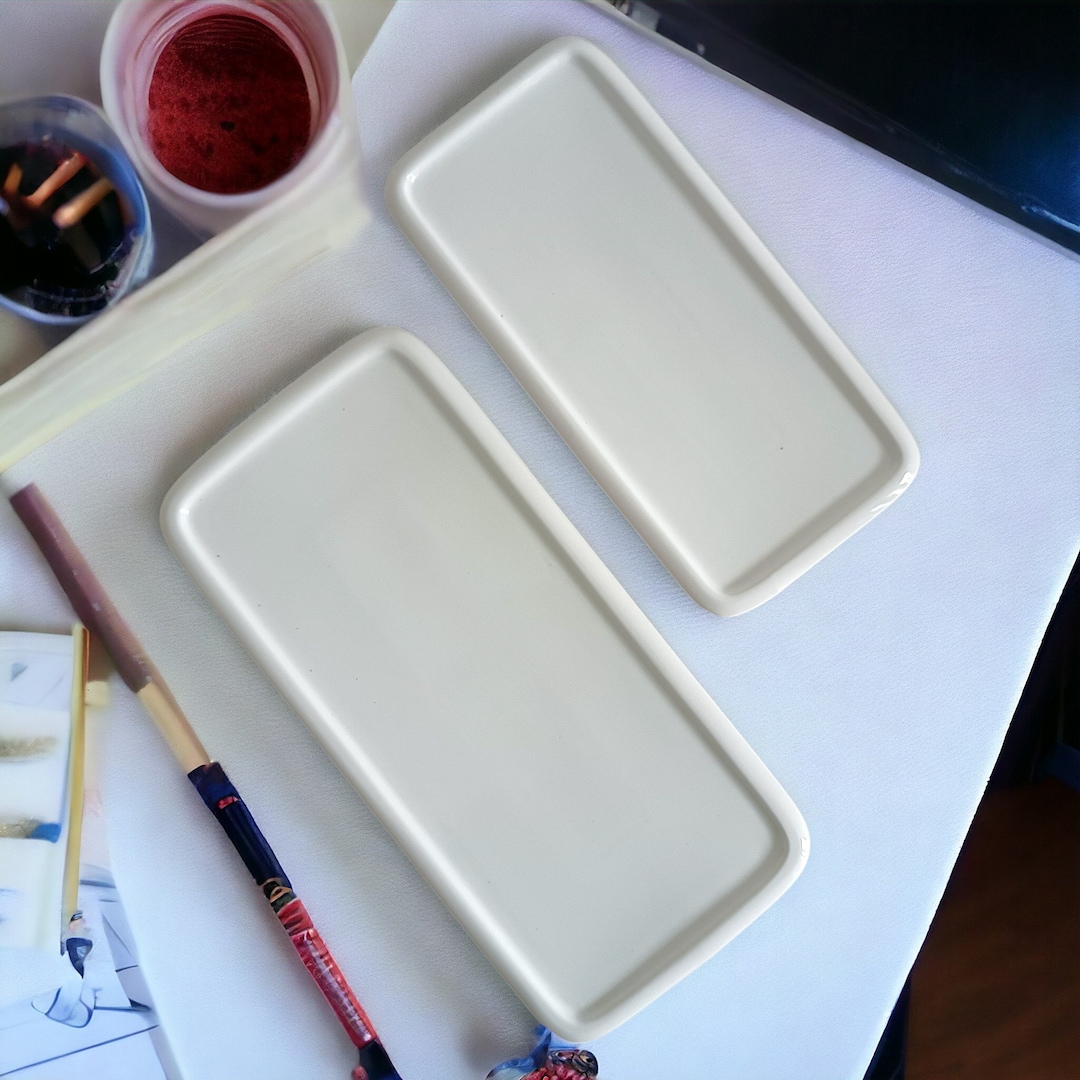 Ceramic Paint Palette, Paint Tray Palette, Gouache Palette, Color ...