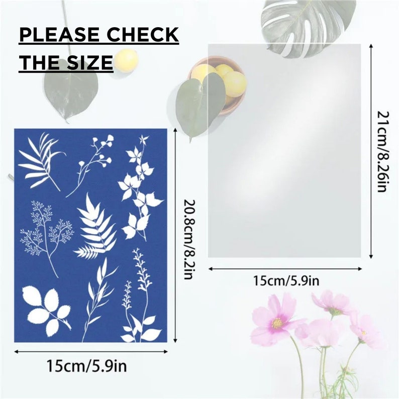 Easy Cyanotype Printing Kit, Sun Printing Kit, Solar Printing Kit ...