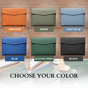 Travel Documents Holder, Leather A4 File Bag, Waterproof File Folder ...