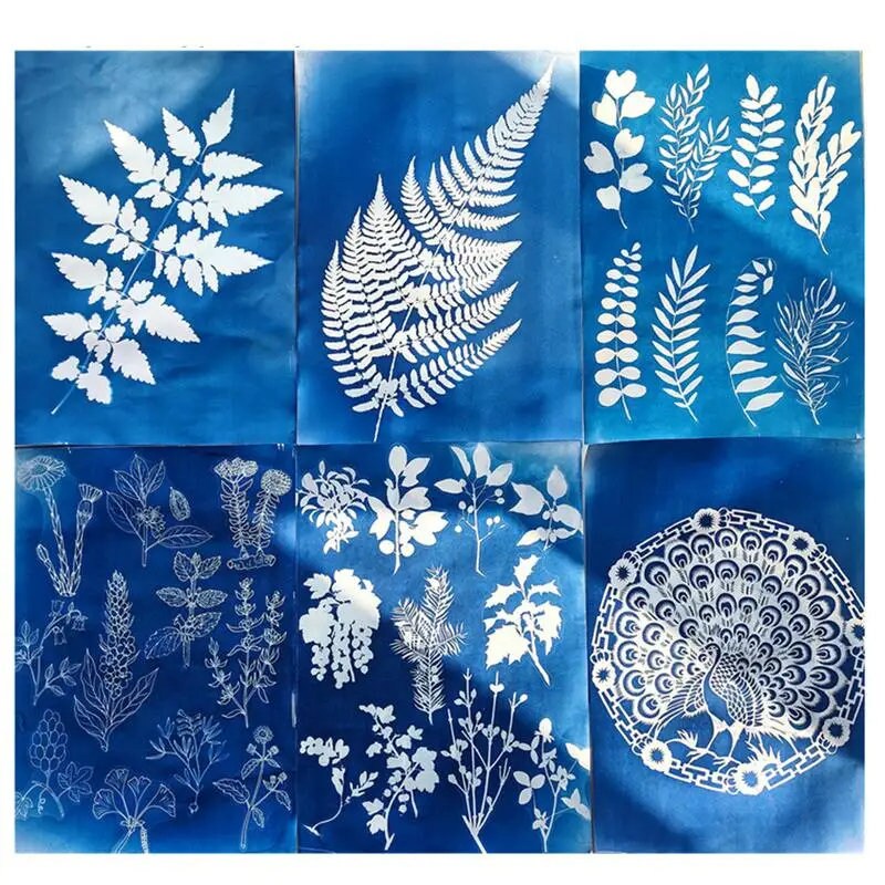 Easy Cyanotype Printing Kit, Sun Printing Kit, Solar Printing Kit ...