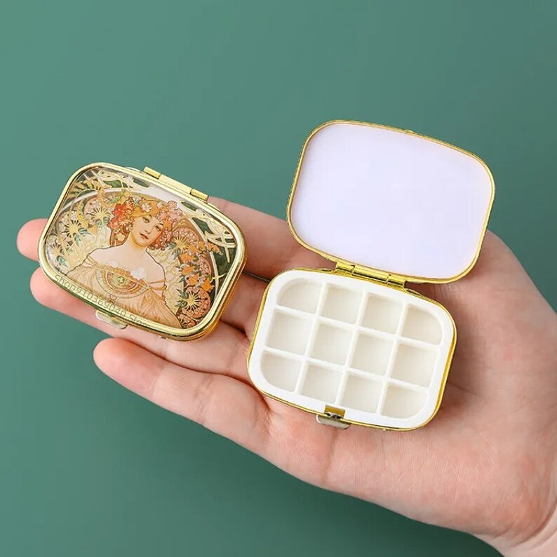 Paint Palette Set, Mini Paint Box, Portable Artist Paint Palette ...