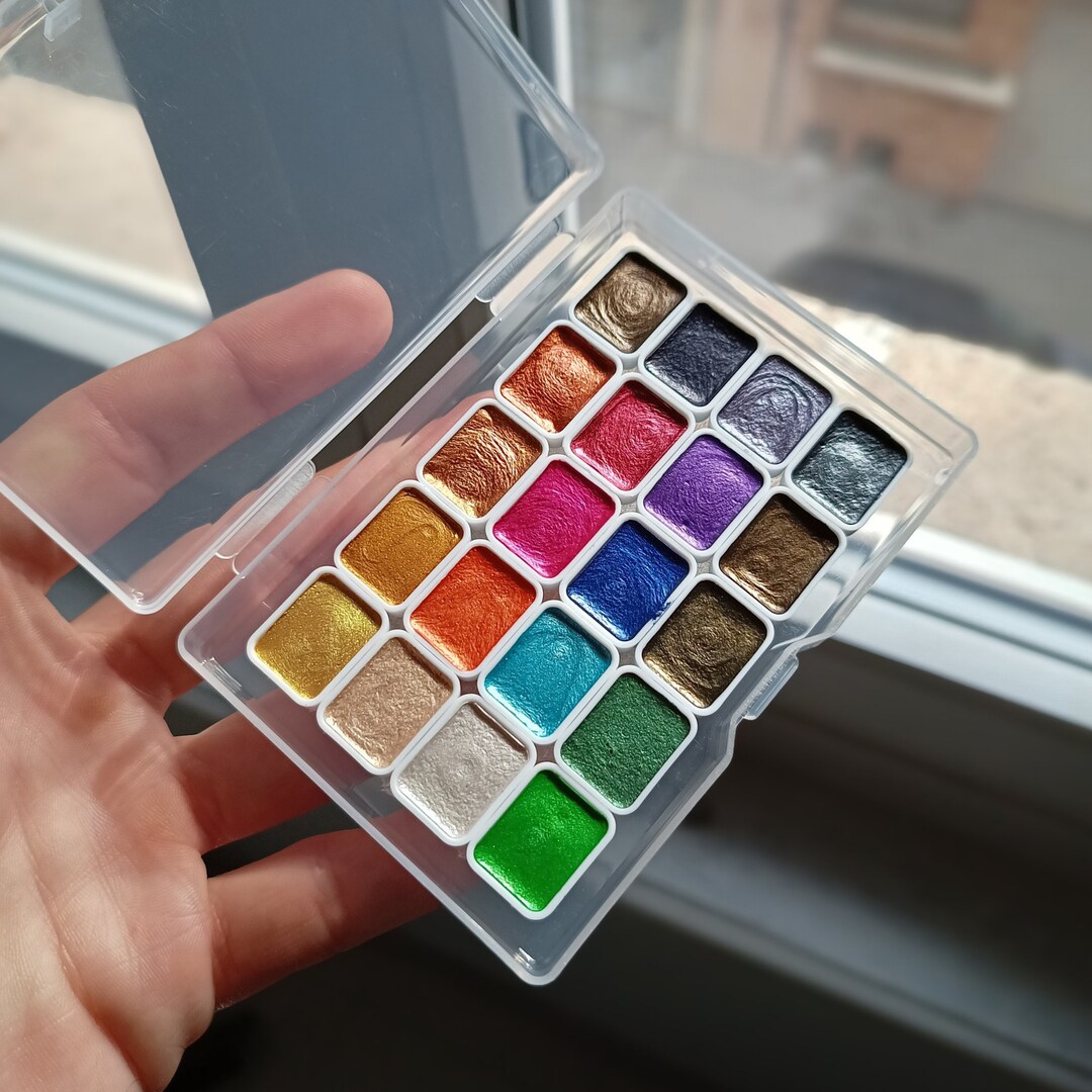 Metallic Watercolors, Natural Pigment, Professional Watercolor Paints ...